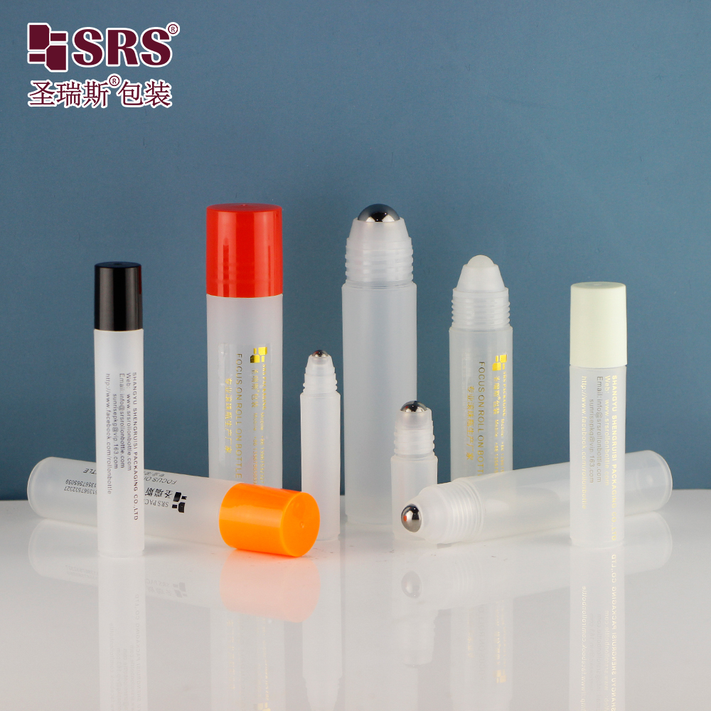 Quality RPP RPA 2ml ~ 35ml PP PCR Plastic Roller Ball Roll On Bottle With Plastic for sale