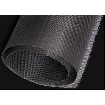 Quality 8 Meters Black Mild Steel Woven Wire Mesh Screen For General Engineering for sale