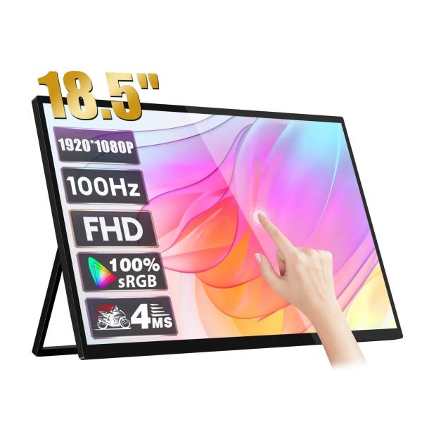 Quality 18.5 Portable Gaming Monitor with Full HD IPS HDR Panel 300nit Display 72% NTSC for sale