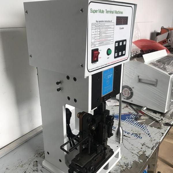 Quality 58KG Semi-automatic Wire Stripping Terminal Crimping Machine Wire Range 0.5-2 for sale