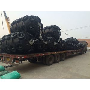 Quality Dia 3000mm Yokohama Ship Floating Pneumatic Fender Integral Winding Durable for sale