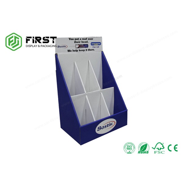 Quality Customized CMYK 4C Offset Printing Foldable Cardboard Counter Display Boxes for sale