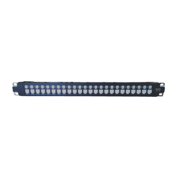 Quality Modular Electronic Patch Panel 1U 24Port CAT6 CAT6A Network Intelligent Patch for sale