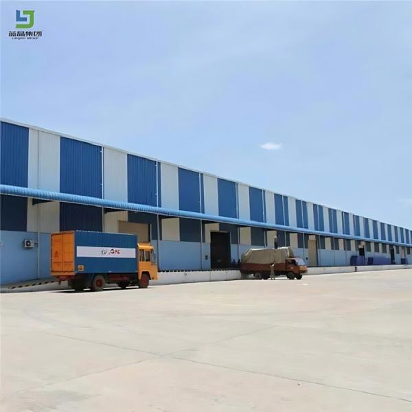 Quality Bolted Connection Portal Frame Warehouse Sandwich Panel Quick Assembly for sale