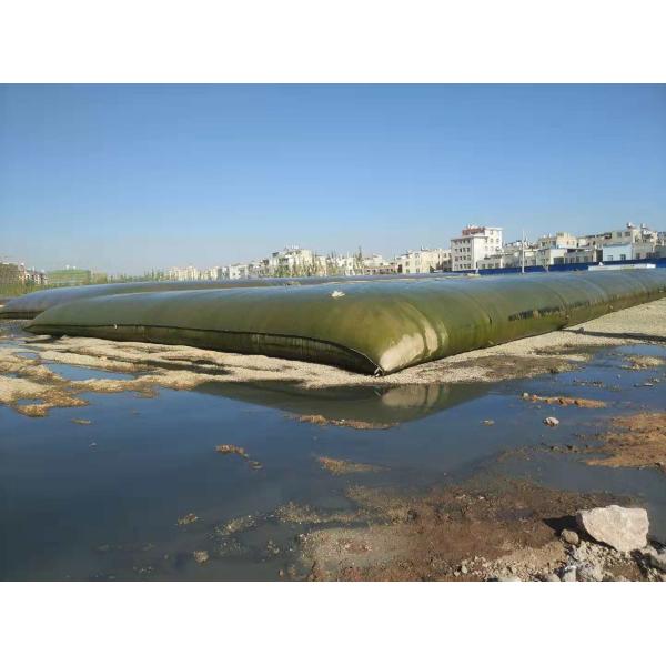Quality Dewatering Geotextile bags are used to treat palm oil wastewater for sale