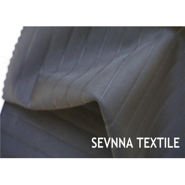 Quality Ballet Styles Polyester Taffeta Fabric , Urban Activewear Black Polyester Fabric for sale