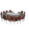 china 12 Seats Stainless Steel Circle Shape Circle Shape Japanese Teppanyaki Table