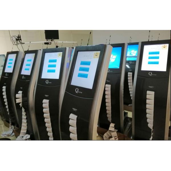 Quality Complete All In One 17 Inch Touch Screen Ticket Dispenser Hospital Queuing for sale