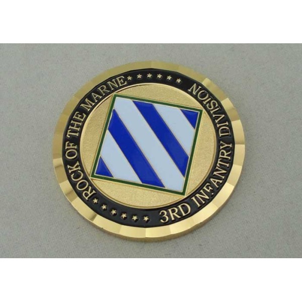 Quality 3rd Infantry Division Personalized Coins By Brass Die Struck For Memorial for sale