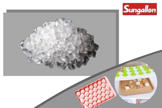 Quality Extrusion Blow Molding TPE Material Rubber Soft Activity Cube Ice Tray for sale