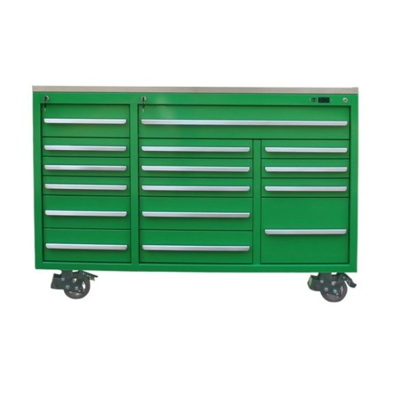 Quality Car Repair Garage Workshop Tool Cabinet System with 15 Drawers and 72" Rolling for sale