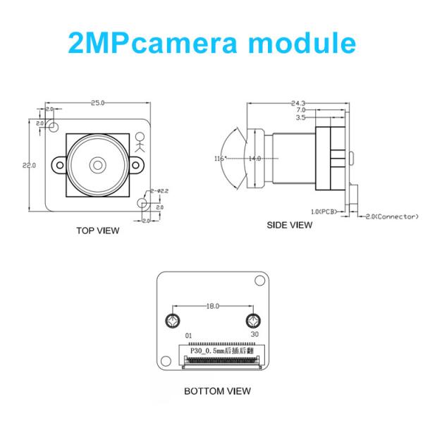 Quality IMX290 Raspberry Pi Camera Module 0.001 Lux Low Light 120dB For Home Security for sale
