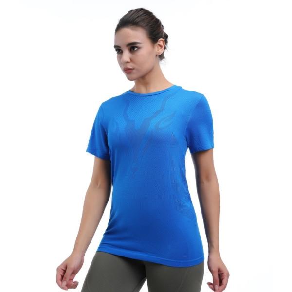 Quality Mesh Panel Compression Top Loose Fit Quick Dry For High Intensity Workouts for sale