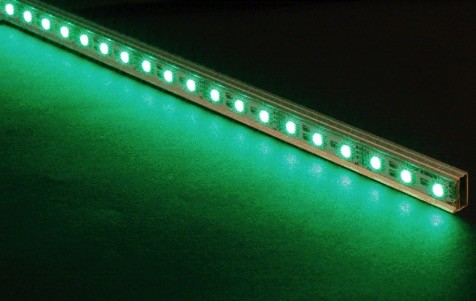 Quality Remote Control SMD 3014 LED Strip , Dimmable Rigid RGB LED Roll For Cabinet for sale