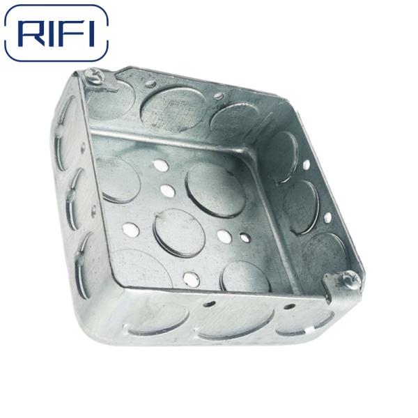 Quality Square/Handy/Octagonal Steel Box With Screw 4"x4",4"x2"Metal Boxes for sale