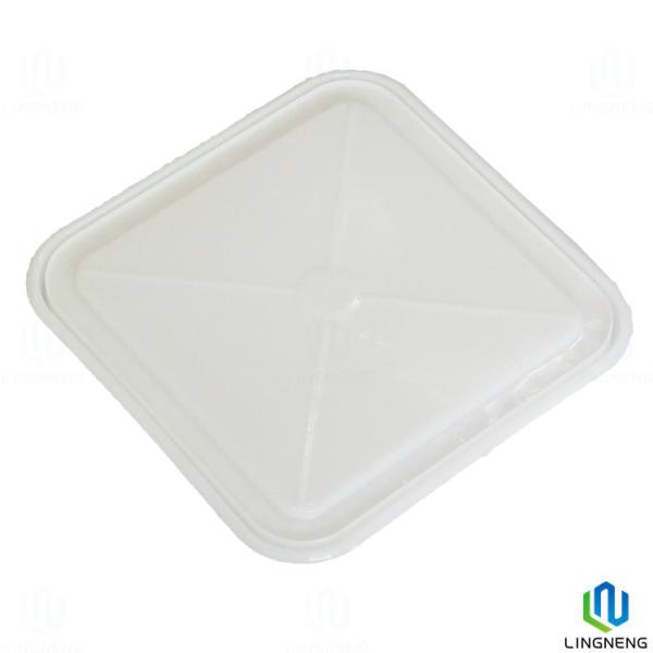 Quality 23L Square Plastic Buckets Stackable Nestable With Lid for sale