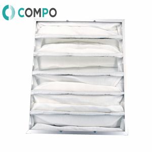Quality Air Handling Unit AHU System Bag Air Filters With High Dust Capacity for sale