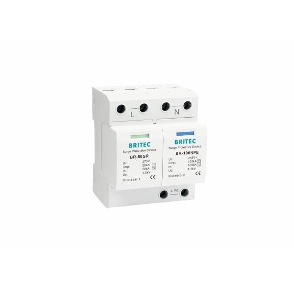 Quality Class I Type 1 Surge Protection Device White Color Easy Installation for sale