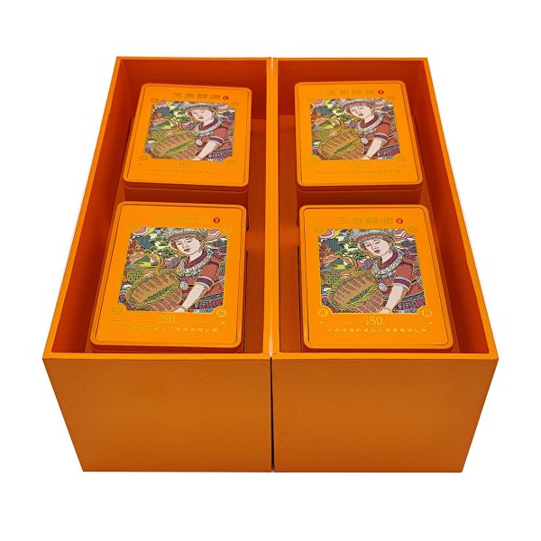 Quality Empty Cardboard Rigid Presentation Boxes Luxury Paper Tea Packaging Box for sale