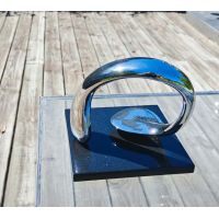 Quality Modern Small Stainless Steel Indoor Ornaments Sculpture for sale