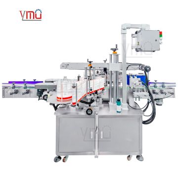 Quality YM620 Automatic Square Bottles Label Applicator Jerry Can F-Styel Jugs Two Heads for sale