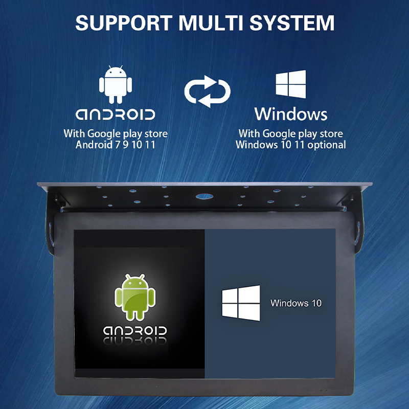 Quality 21.5/24/32 Inch Stretched Bar Ceiling Mount Bus Wifi Digital Signage Android for sale