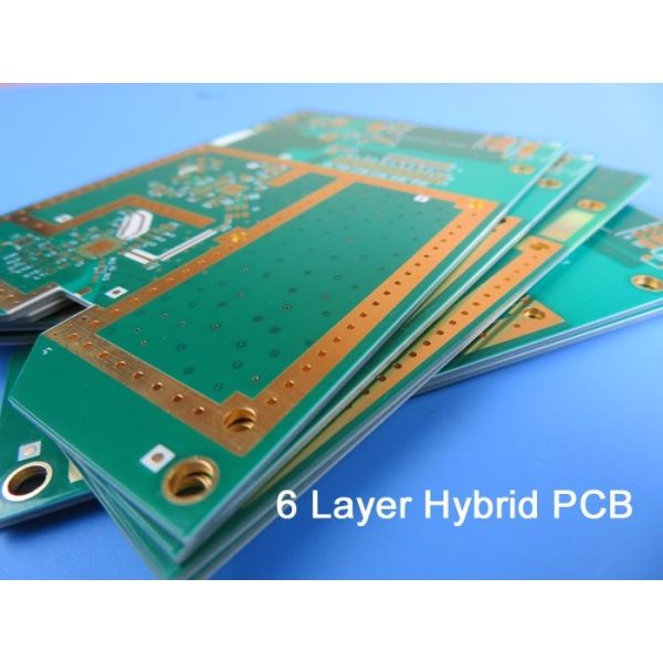 Quality Rogers 4350 Blind Via Mixed Signal PCB 6 Layer For Digital Satellite Receiver for sale