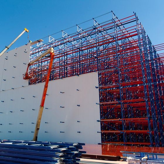 Quality Q460 Steel Rack Supported Warehouse Buildings with Seismic Report for sale