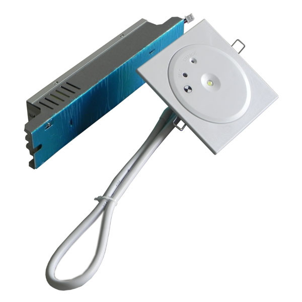 Quality Ceiling Recessed IP20 Battery Operated Emergency Light 3W SMD White LED for sale