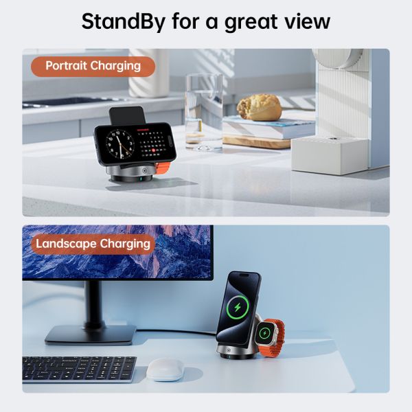 Quality Customizable 3 In 1 Wireless Charging Station Home Apple Charging Dock for sale