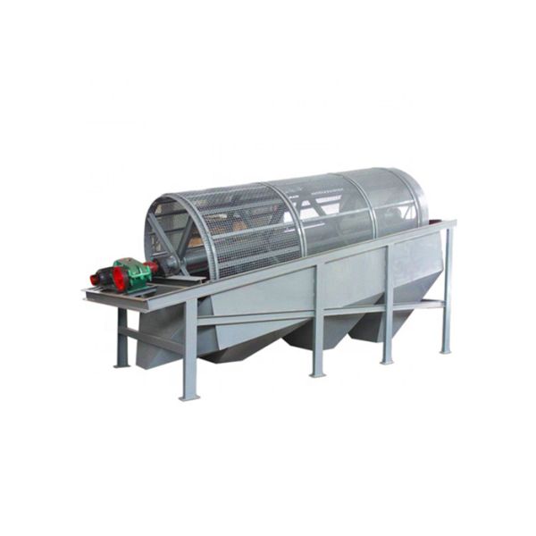 Quality 316l Stainless Steel Trommel Drum Screen Separator Machines For Wood Chips for sale