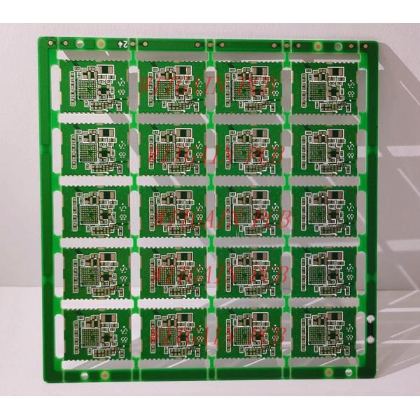 Quality 4 Layer Half Hole PCB Printed Circuit Board Green Solder Mask Blue Tooth Module for sale
