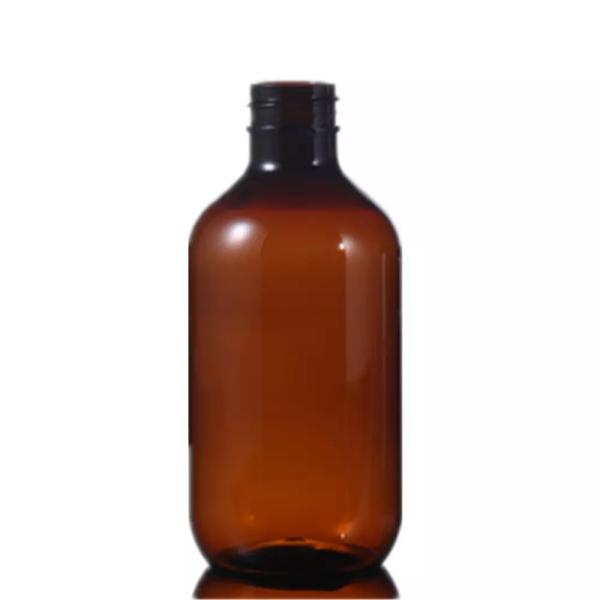 Quality Green Amber PET 300ml Cosmetic Packaging Plastic Bottle for sale