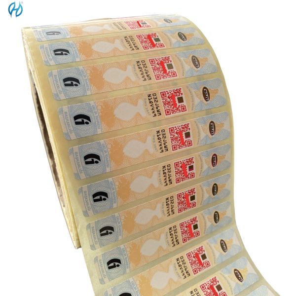 Quality Polarized Color Change Security Label Sticker Anti Counterfeiting Stamps for sale