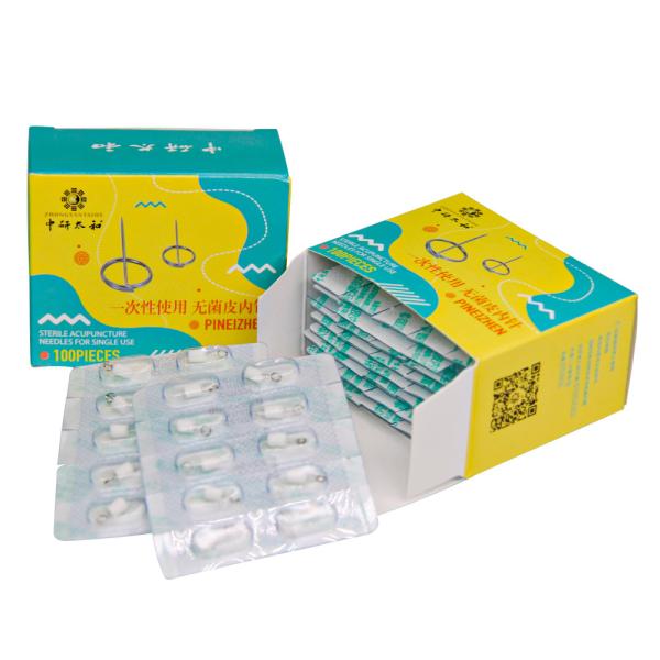 Quality Jianlekang Intradermal Acupuncture Needles 100Pcs Stainless Steel for sale