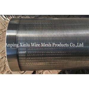 Quality Johnson Wedge Wire Wraped Continuous Slot Strainer Pipe From Xinlu Metal Wire for sale
