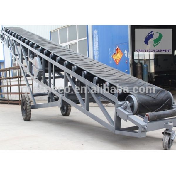 Quality Durable Portable Belt Conveyor , Truck Loading Unloading Conveyor 30m Length for sale