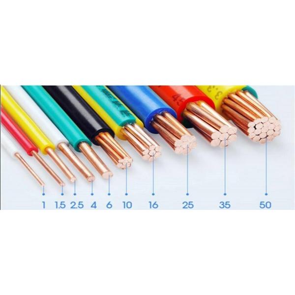 Quality Heat Resistant 105 Degrees Flexible Power Cable PVC Insulated for sale