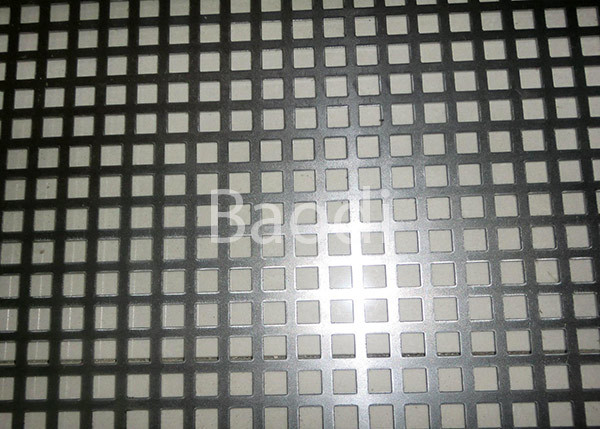 Quality Electro Galvanized Perforated Metal Sheet With Square Hole Pattern , Perforated for sale