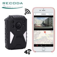 Quality RECODA 4G Wifi Body Camera Law Enforcement Recorder Police Body GPS WIFI for sale