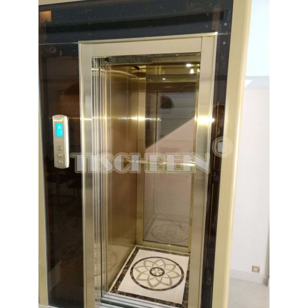 Quality 2.5m/s 4.0m/s Small Machine Room Passenger Lift 1250kg 1350kg 1600kg 2000kg Touchable Buttons With Vice COP With ARD for sale