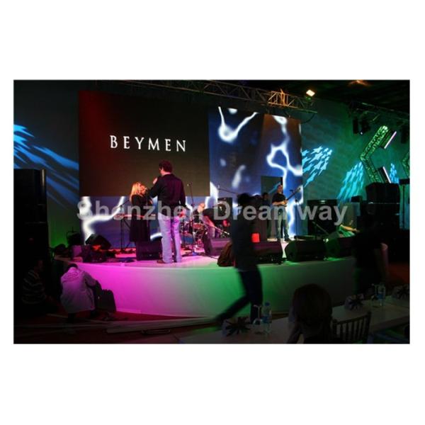 Quality 5mm Pixel Electronic Indoor LED Screen Rental for Stage , Video Processor for sale