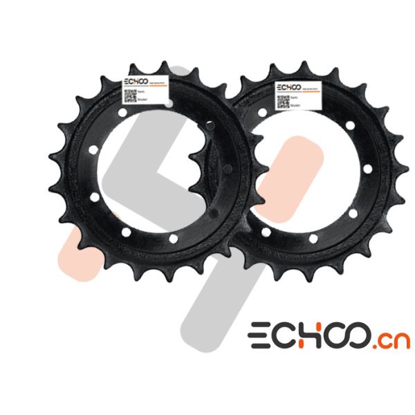 Quality High Strength 40Mn2 Mini Excavator Sprockets For Kubota RX303 Mini Excavator for sale