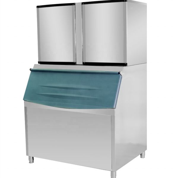 Quality Commercial Combined Type Automatic Ice Cube Maker with 300Kg Ice Storage for sale