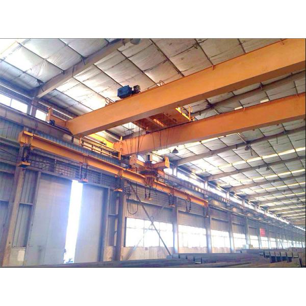 Quality QL Model Double Beam Bridge Crane With Rotating Elecromagnetic Hanging Beam​ for sale