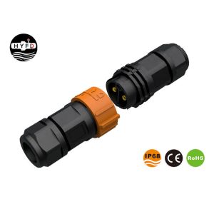 Quality Automatic Push Pull Lock 300V IP68 Waterproof Cable Connector for sale