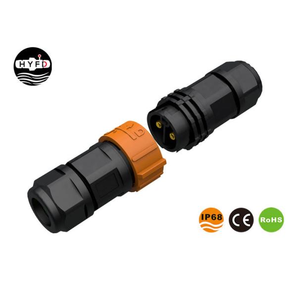 Quality Automatic Push Pull Lock 300V IP68 Waterproof Cable Connector for sale