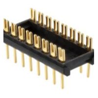 Quality 16-600-11 16 Pin Ic Socket DIP DIL Connector Fork Gold Plating 0.100