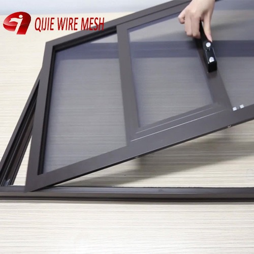 Quality 20mesh X 0.18mm Soft Black Stainless Steel Fly Screen Wire Mesh For Harsh for sale