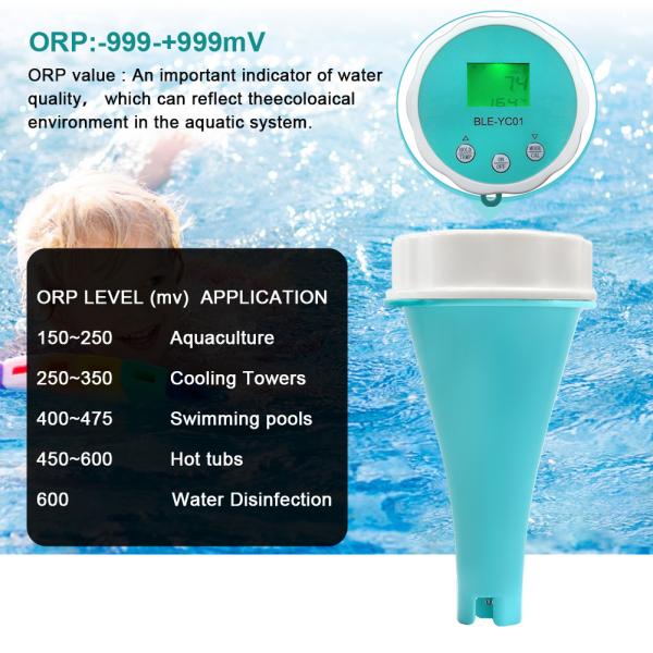 Quality Multi-Parameter Digital Water Analyzer pH/EC/TDS/CL/ORP/Temp Meter Smart 6-in-1 for sale